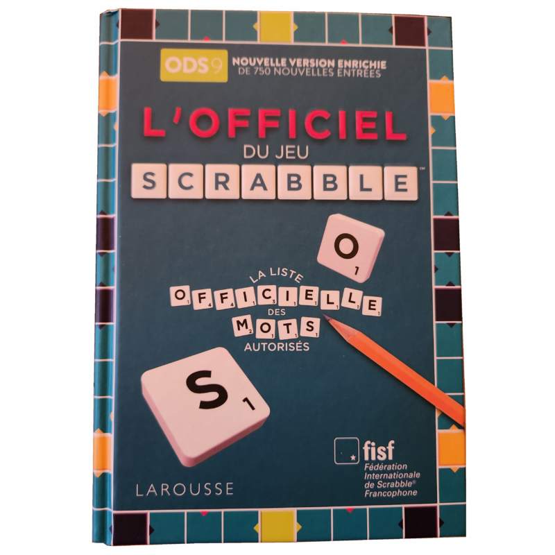 Dictionnaire "Officiel du Scrabble ODS 9" - FSSc - Fédération Suisse de Scrabble