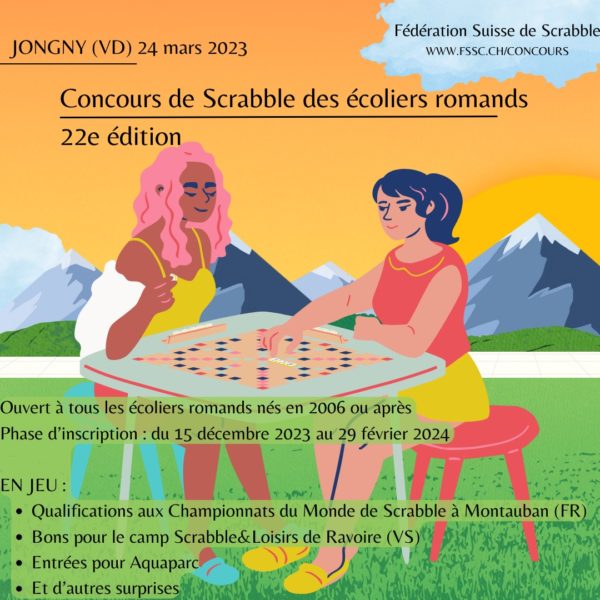Concours - FSSc - Fédération Suisse de Scrabble