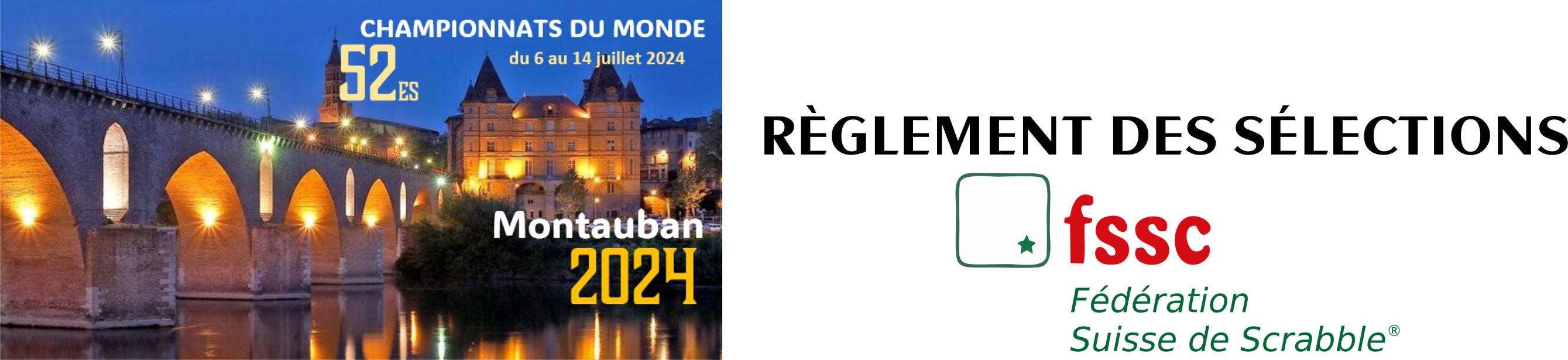 CDM de Montauban 2024 - sélections - FSSc - Fédération Suisse de Scrabble